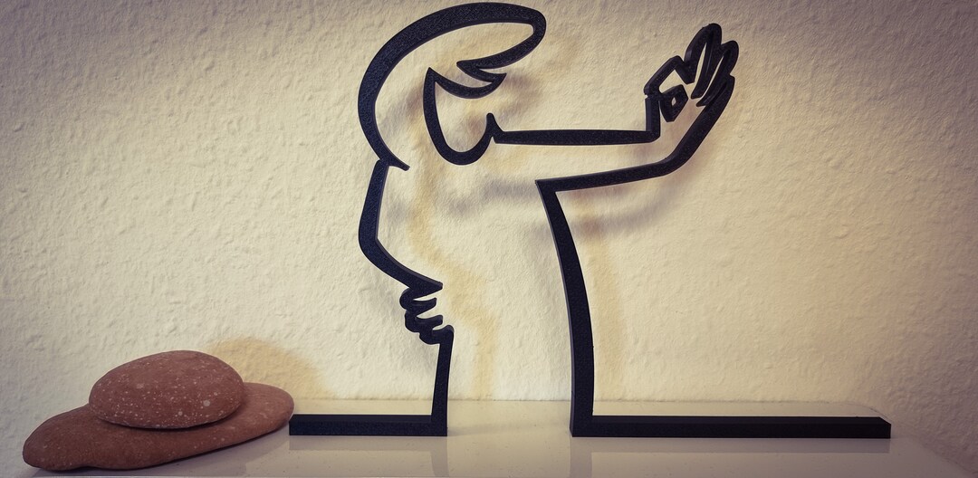 La Linea Figur | "Exzellent!" | große Farbauswahl | bis 40cm | Wall Art ...