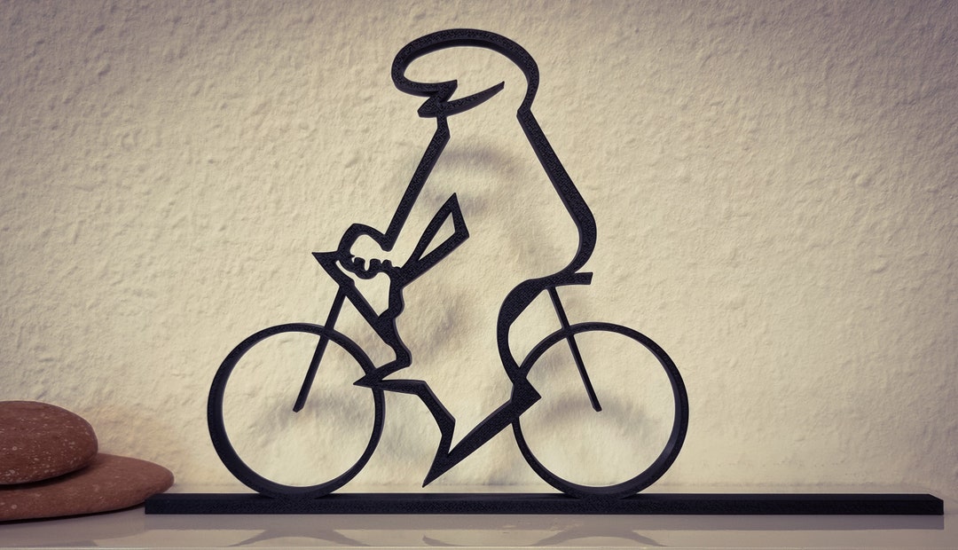 Figurine La Linea | À vélo | Large choix de couleurs | Jusqu'à 40 cm ...