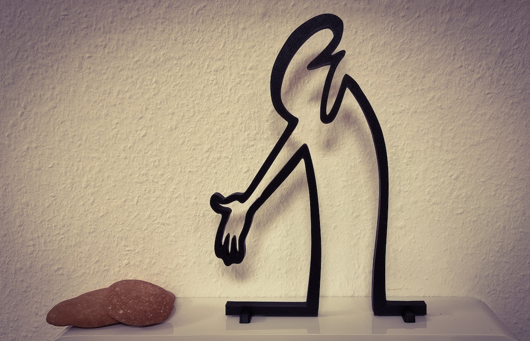 The Line Figure scolds Xxl Large Color Selection up to 40 Cm Wall Art ...