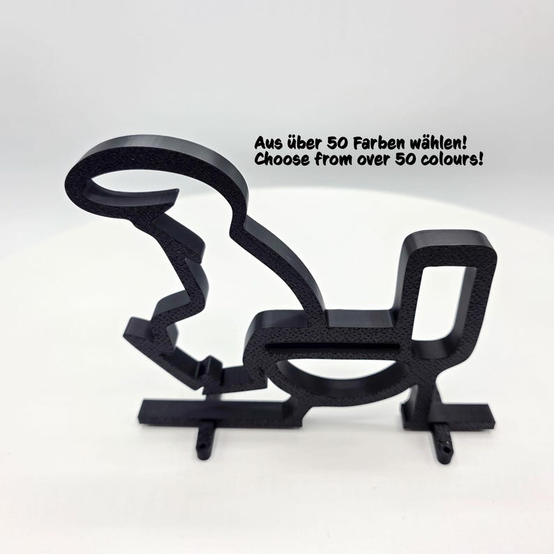 La Linea Figurine "toilet" - Humorous Decor. A 3D Wall Decoration or ...