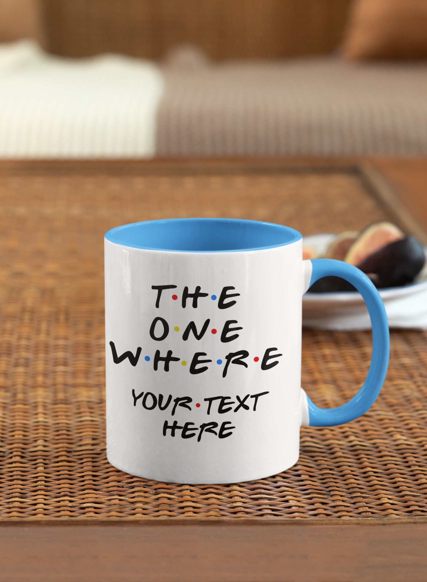 The One Where Friends Mug, Custom Text, Friends Coffee Mug, Coworker ...