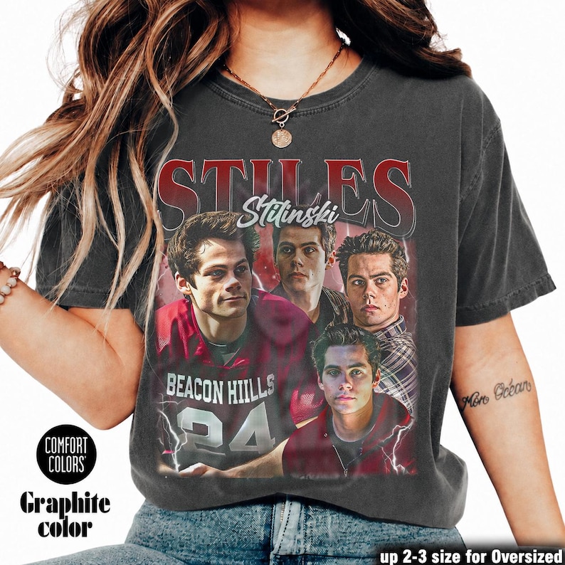 Stiles Stilinski Teen Wolf Shirt,stiles Stilinski Tribute Tee,pop ...