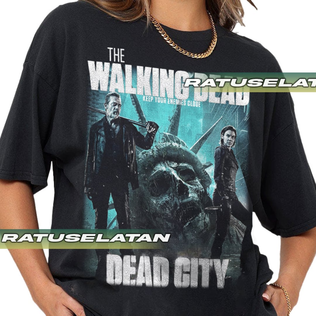 Limited the Walking Dead Vintage T-shirt, Negan T-shirt, Dead City ...