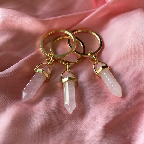 Gemstone Keychain - Etsy