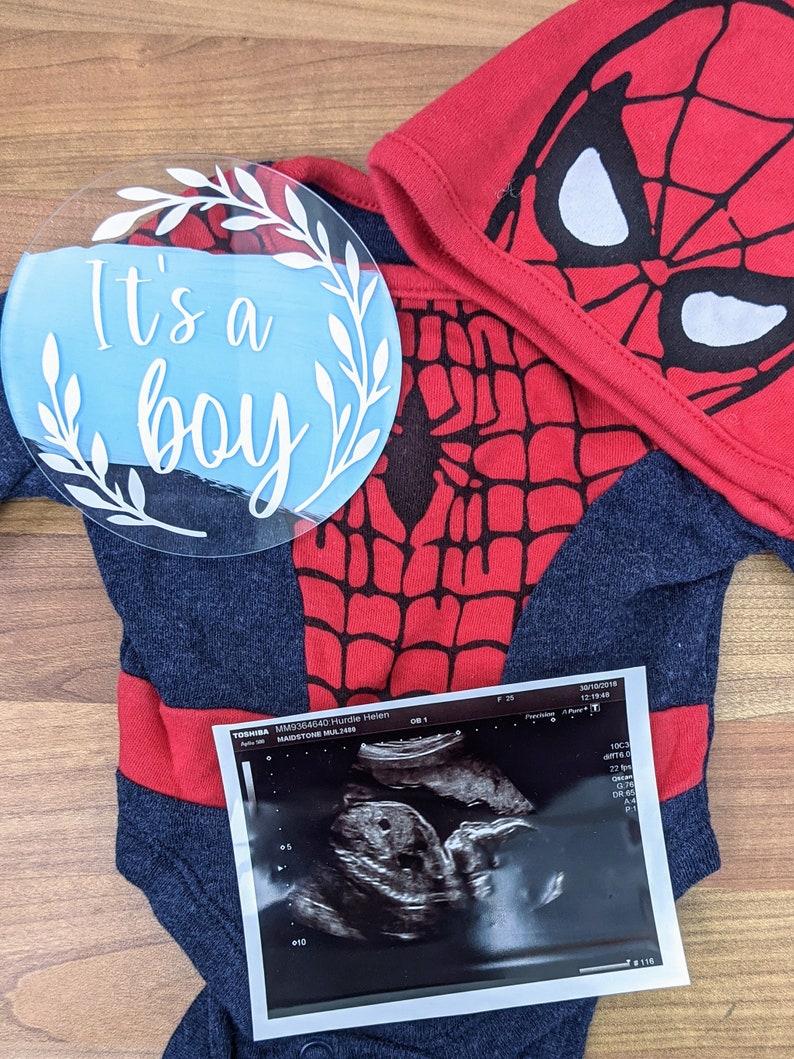 It's a Boy, Gender Reveal, Pregnancy Announcement, Baby Scan Prop ...