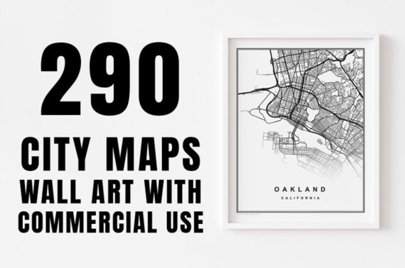 290 Printable City Maps | Etsy
