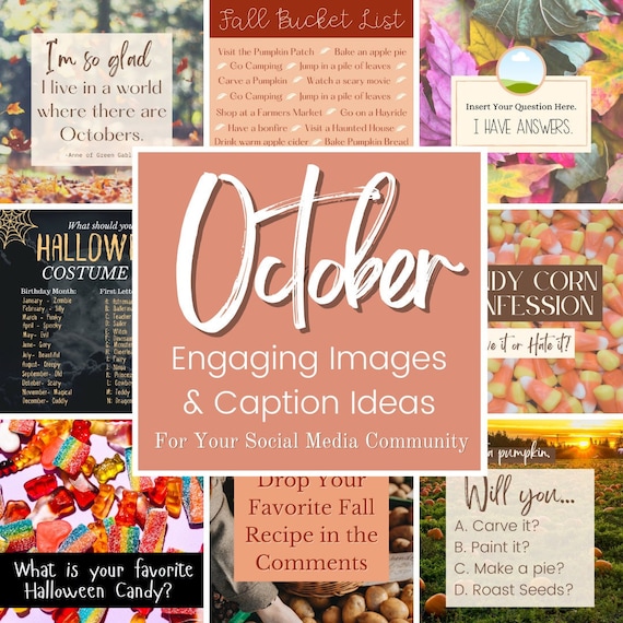 31 October Engagement Boosters for Your VIP Group Social - Etsy