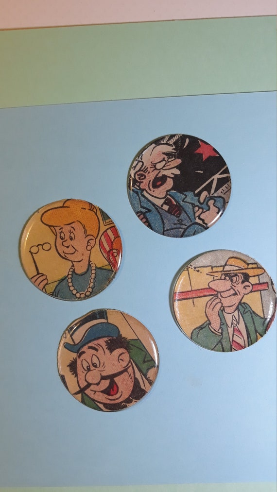 Comic Book Buttons/pins Vintage 1950s 1970s - Etsy