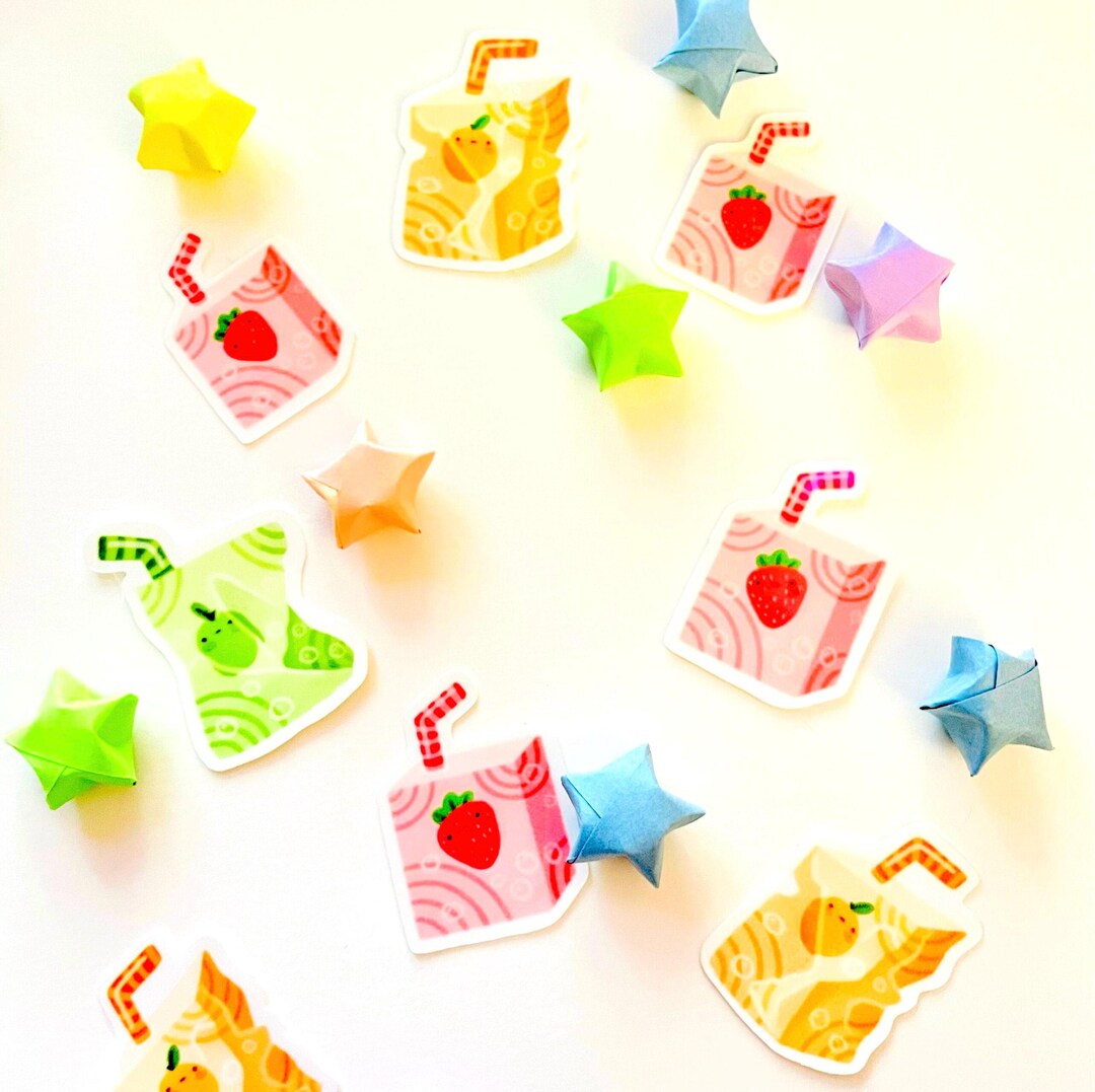 Juice Box Stickers - Etsy