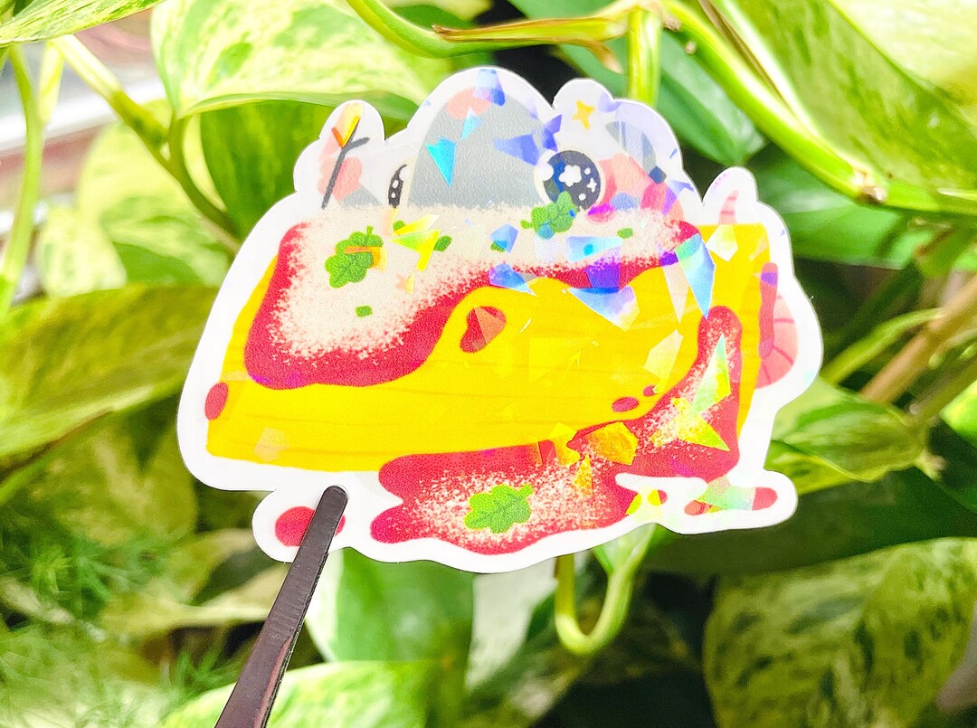 Holographic Pasta Rat Sticker, Rats, Spaghetti, Pasta, Cute Rats, Funny ...