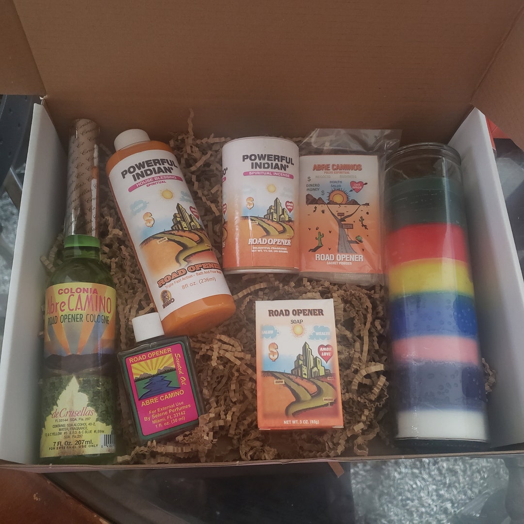 Bundle of Road Opener 7 Day Spell Kit With Candle for Wiccan, Pagan ...