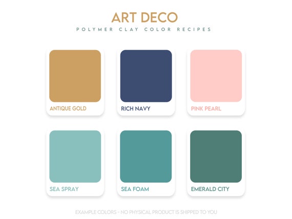 Art Deco Color Combinations