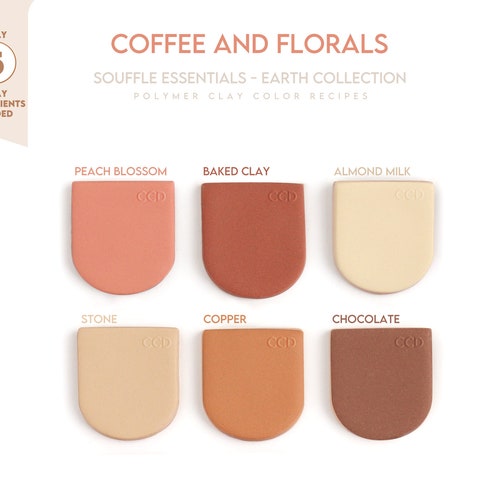 Polymer Clay Color Recipe Classic Neutrals Earth Collection - Etsy