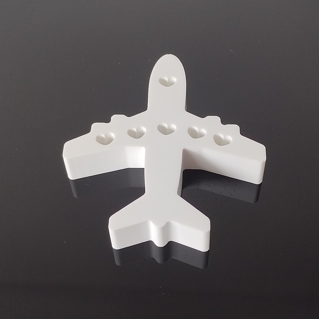 Silicone Mold,airplane With Heart Silicone Mould,aircraft Casting Mold ...