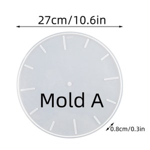 Large Wall Clock Mold,resin Clock Mold,large Display Stand Silicone ...