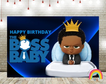 Light Skin Boss Baby Backdrop | Etsy UK