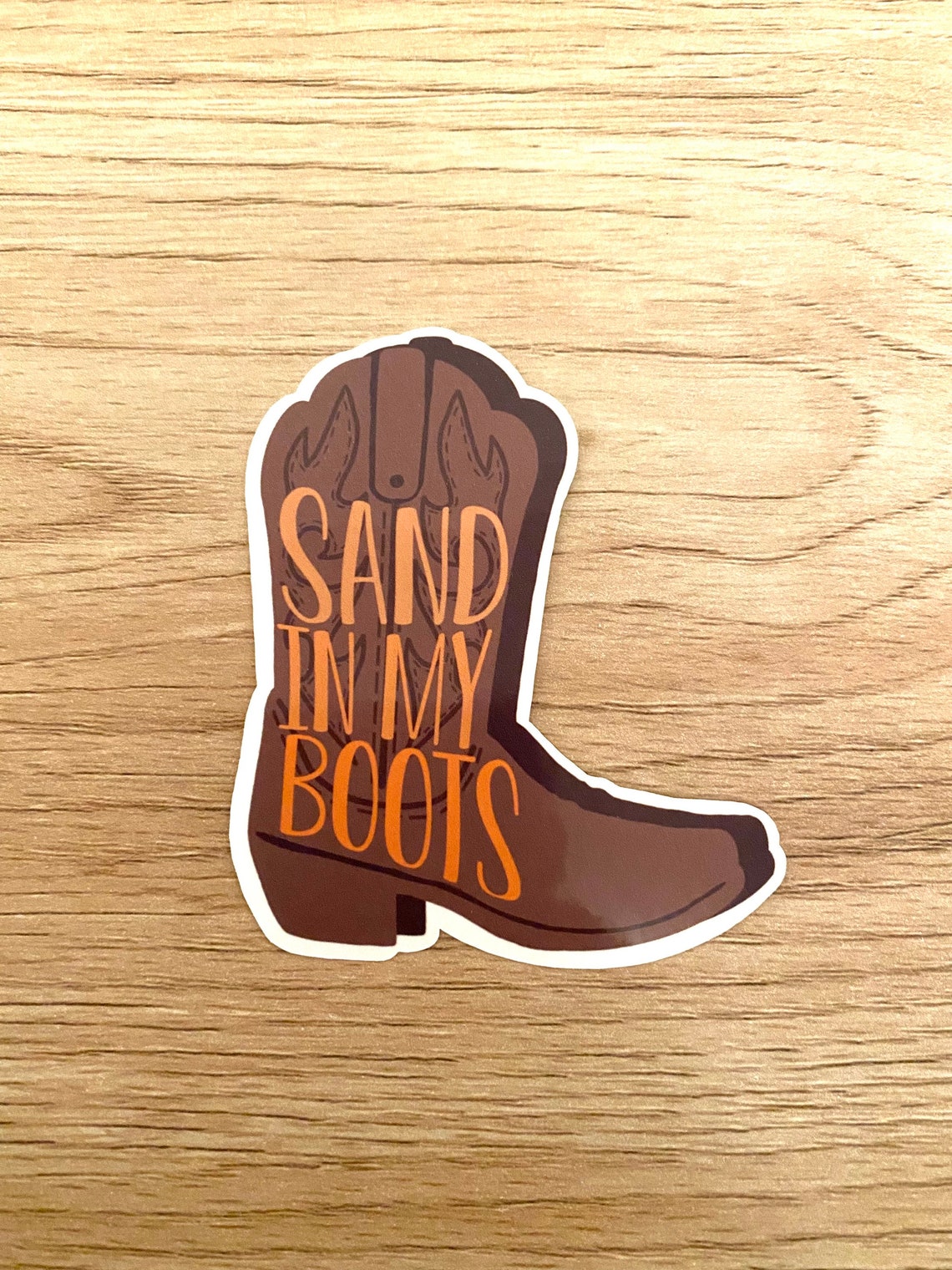 Sand in My Boots Sticker - Etsy