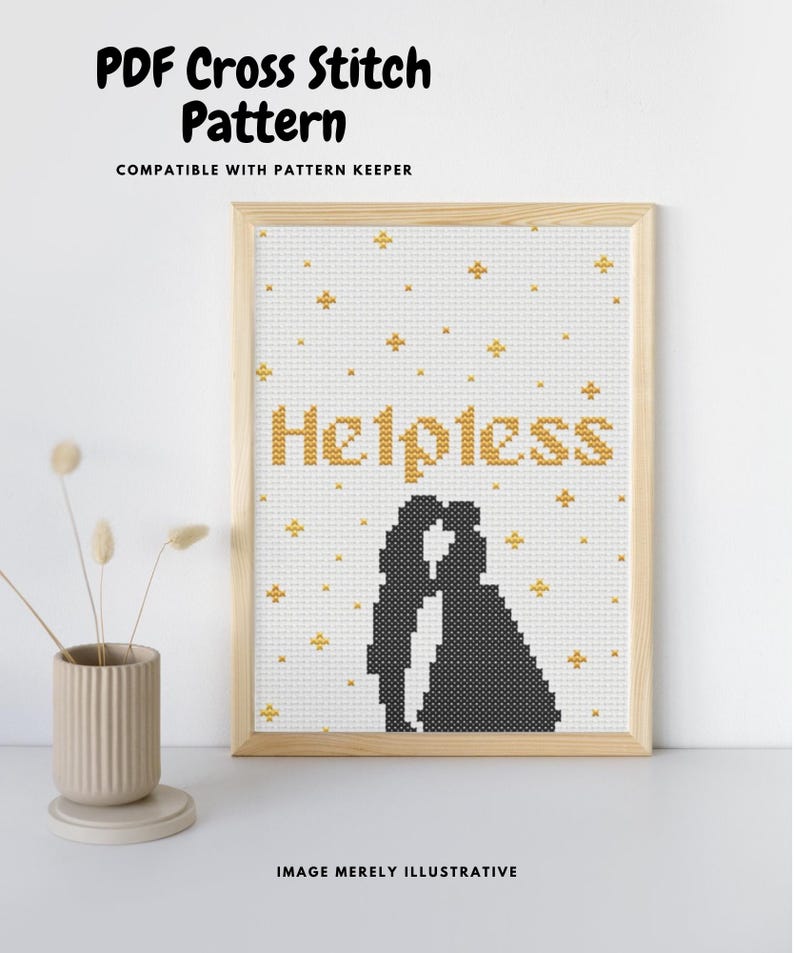 Helpless Musical Cross Stitch Pattern PDF Eliza and Hamilton - Etsy