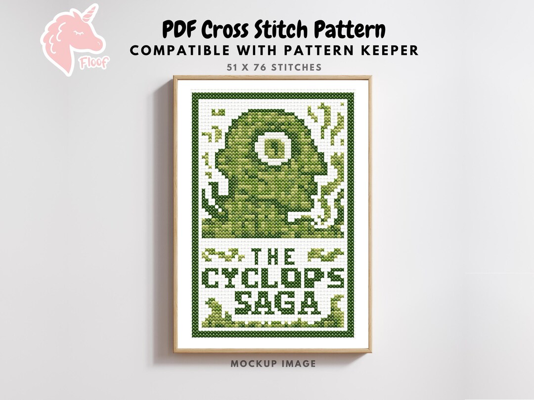 Epic the Musical Cross Stitch Pattern, the Cyclops Saga Cross Stitch ...
