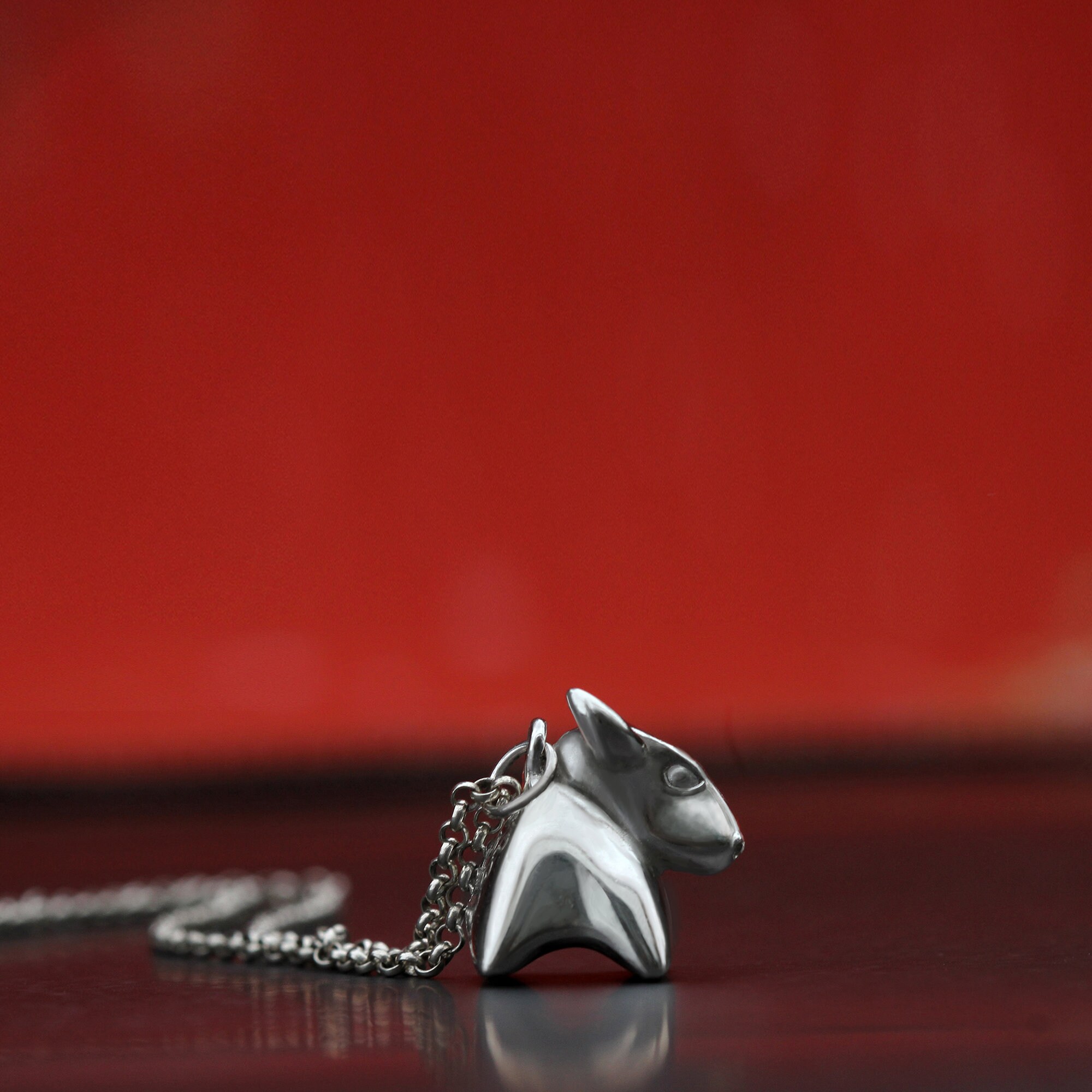 S925 Sterling Silver Unique Simple Cute Bull Taurus Pendant Bull ...