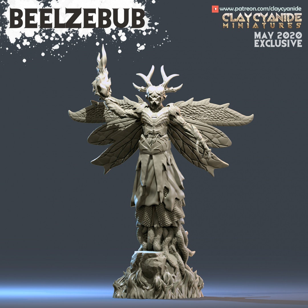 Belcebú de Angel vs. Demons Set by Clay Cyanide miniaturas para juegos ...