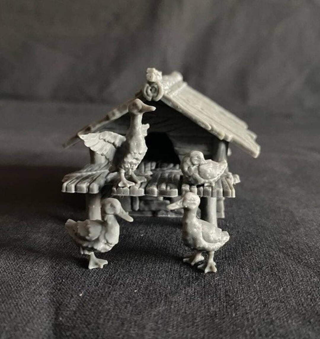 Gans Ente Hütte Stoneaxe Miniatures 3D Dnd Tabletop RPG Dungeons and ...