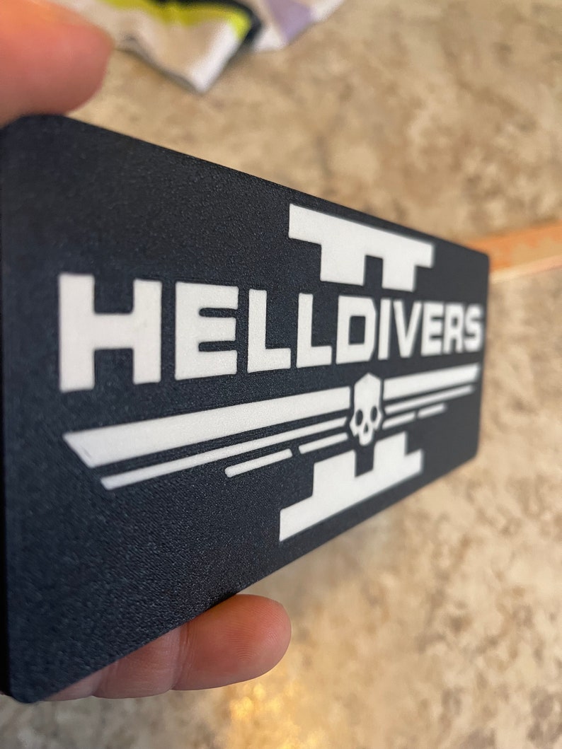Helldivers 2, Video Game Logo, Helldiver 2 Logo, Gaming Logo, Game Room ...