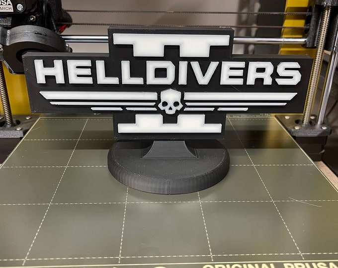 Helldivers 2, Video Game Logo, Helldiver 2 Logo, Gaming Logo, Game Room Art - Etsy