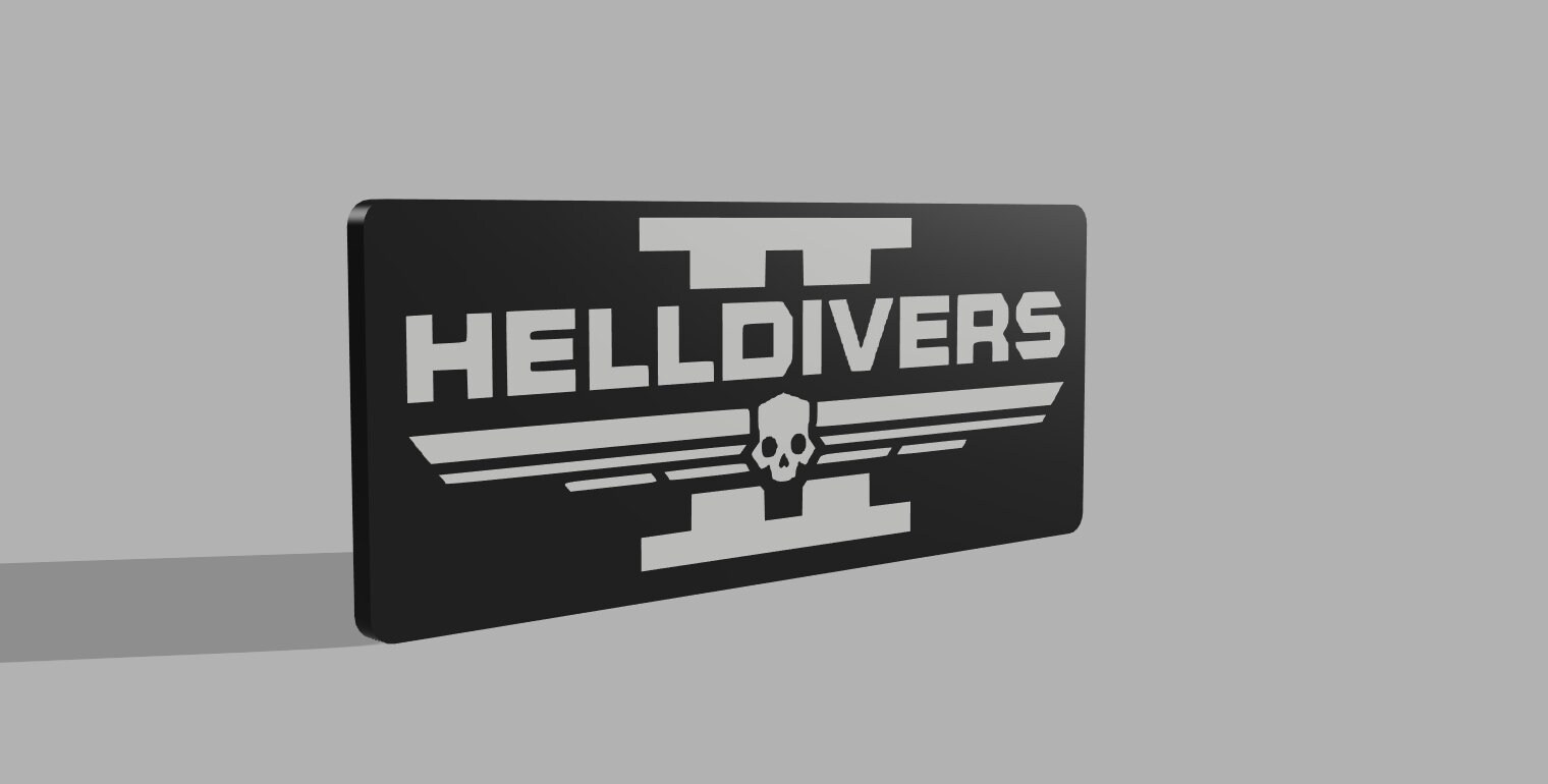 Helldivers 2, Video Game Logo, Helldiver 2 Logo, Gaming Logo, Game Room ...