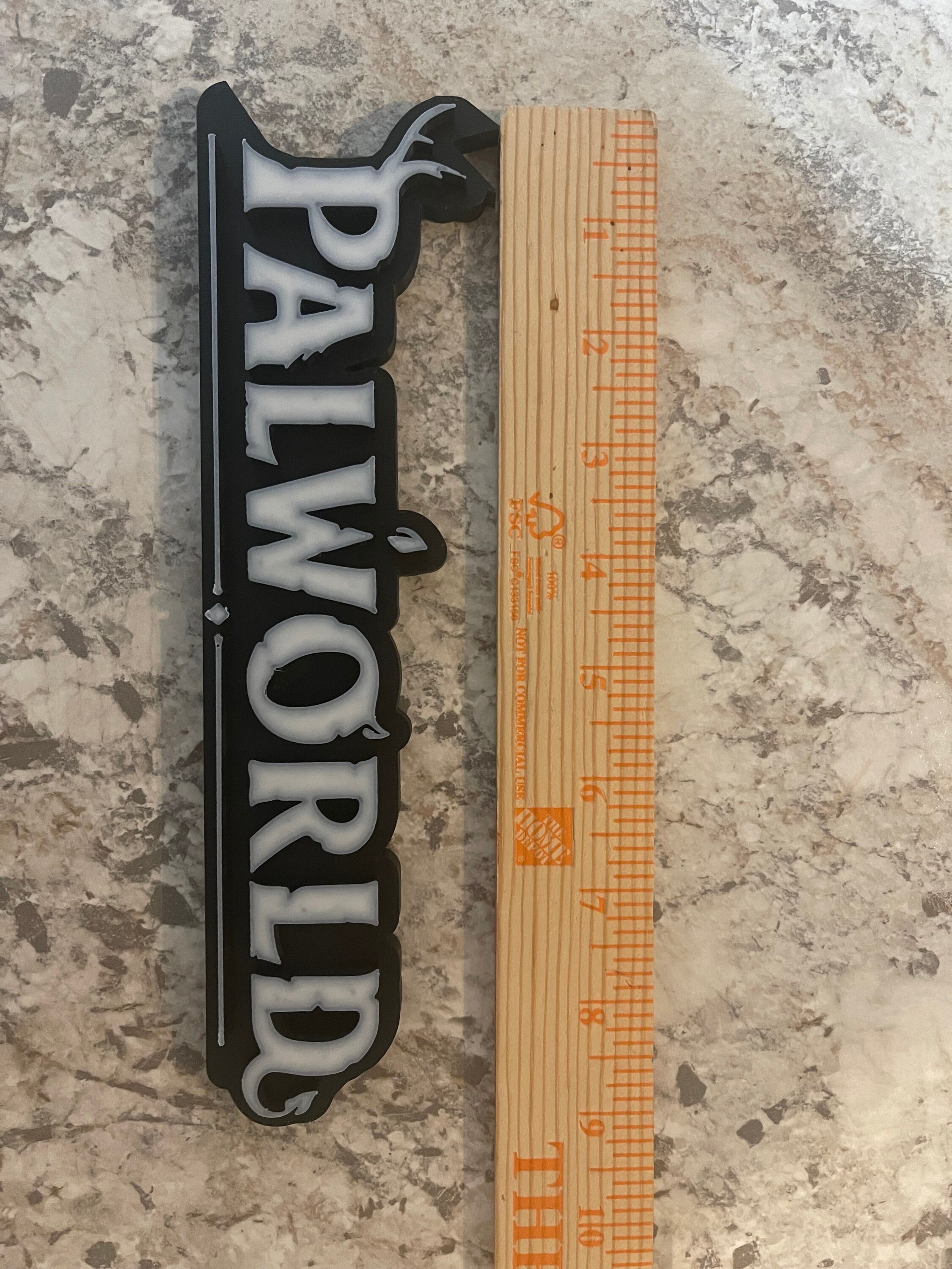 Palworld 3D Logo Multiple Colors 3D Printed Game Room Gamer Gift Decor ...