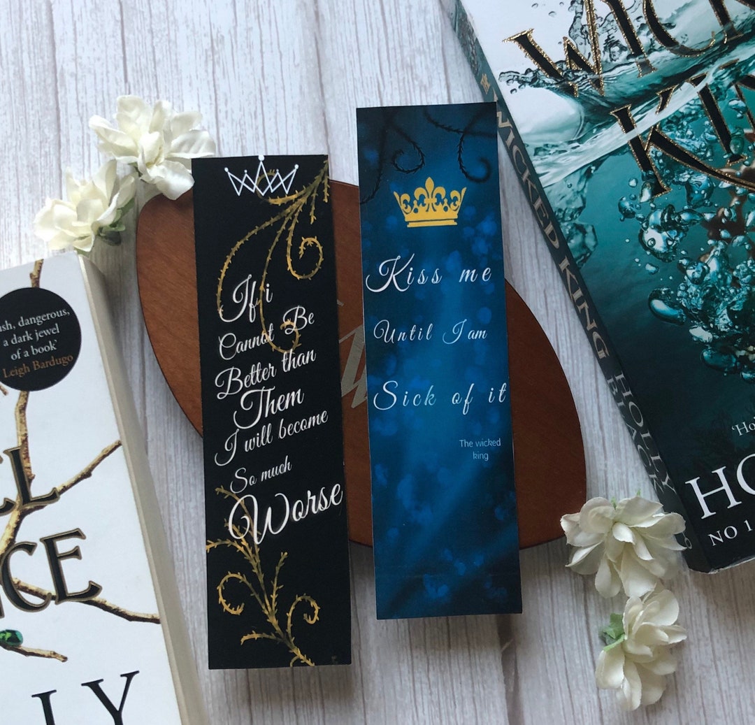 The Cruel Prince / the Wicked King Bookmark - Etsy