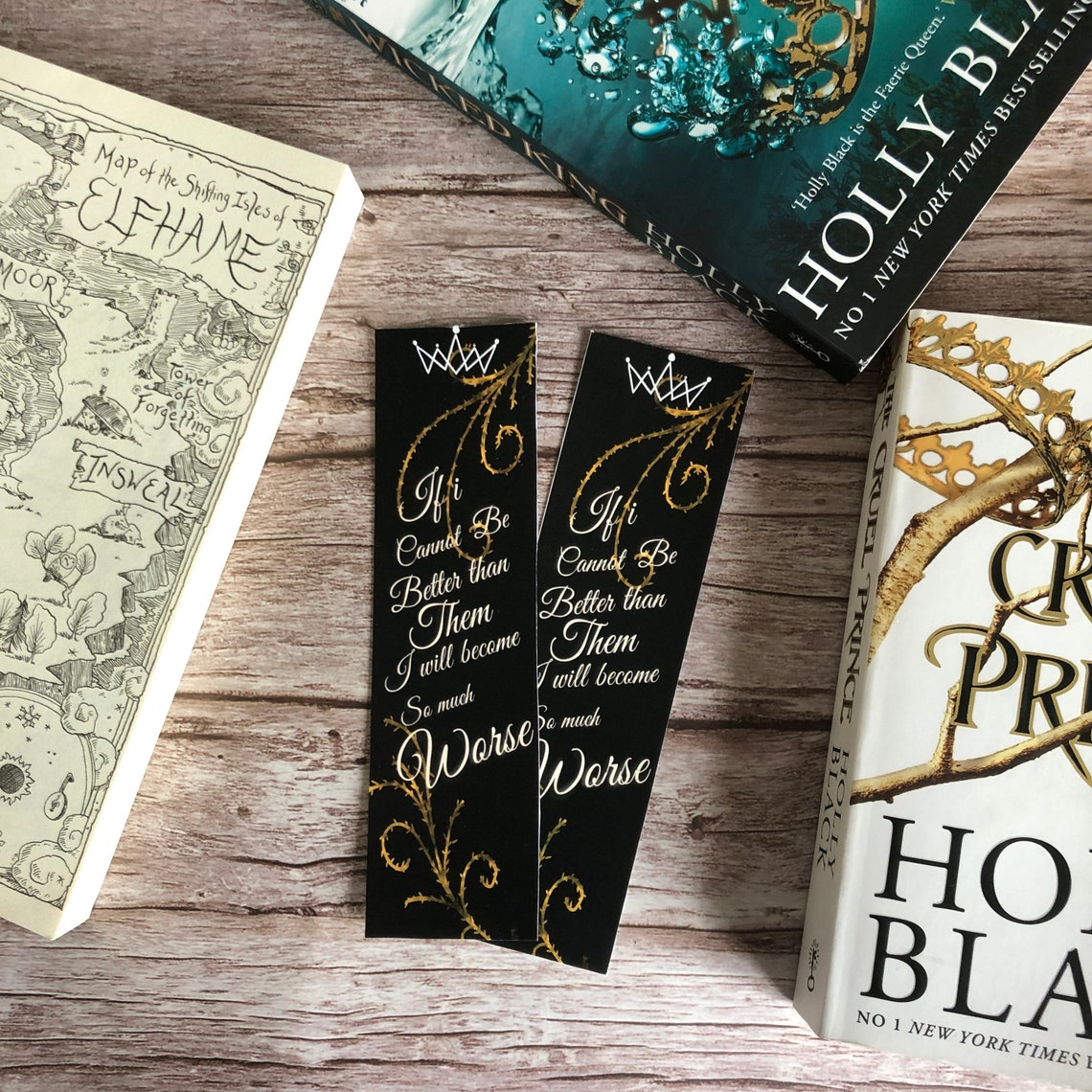 The cruel prince / the wicked king bookmark | Etsy
