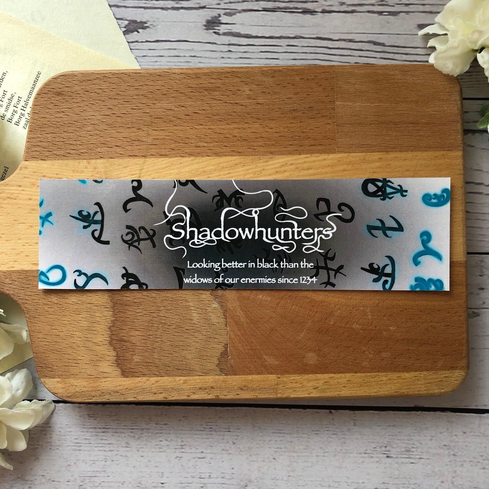 Shadowhunters Bookmark - Etsy