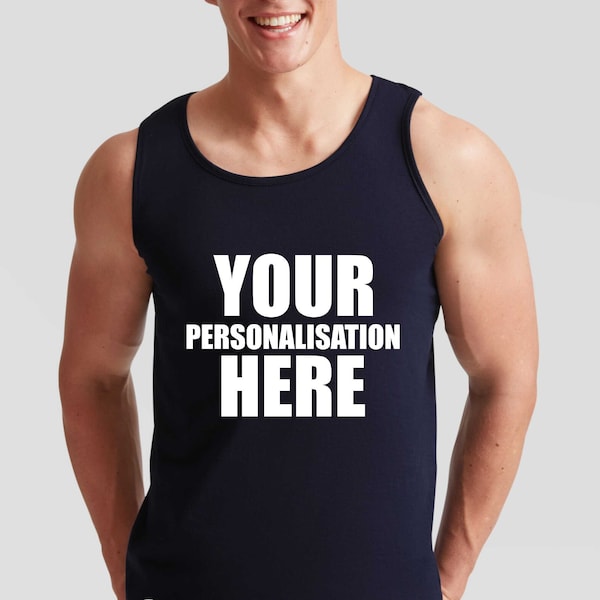 Personalised Gym Tops - Etsy UK