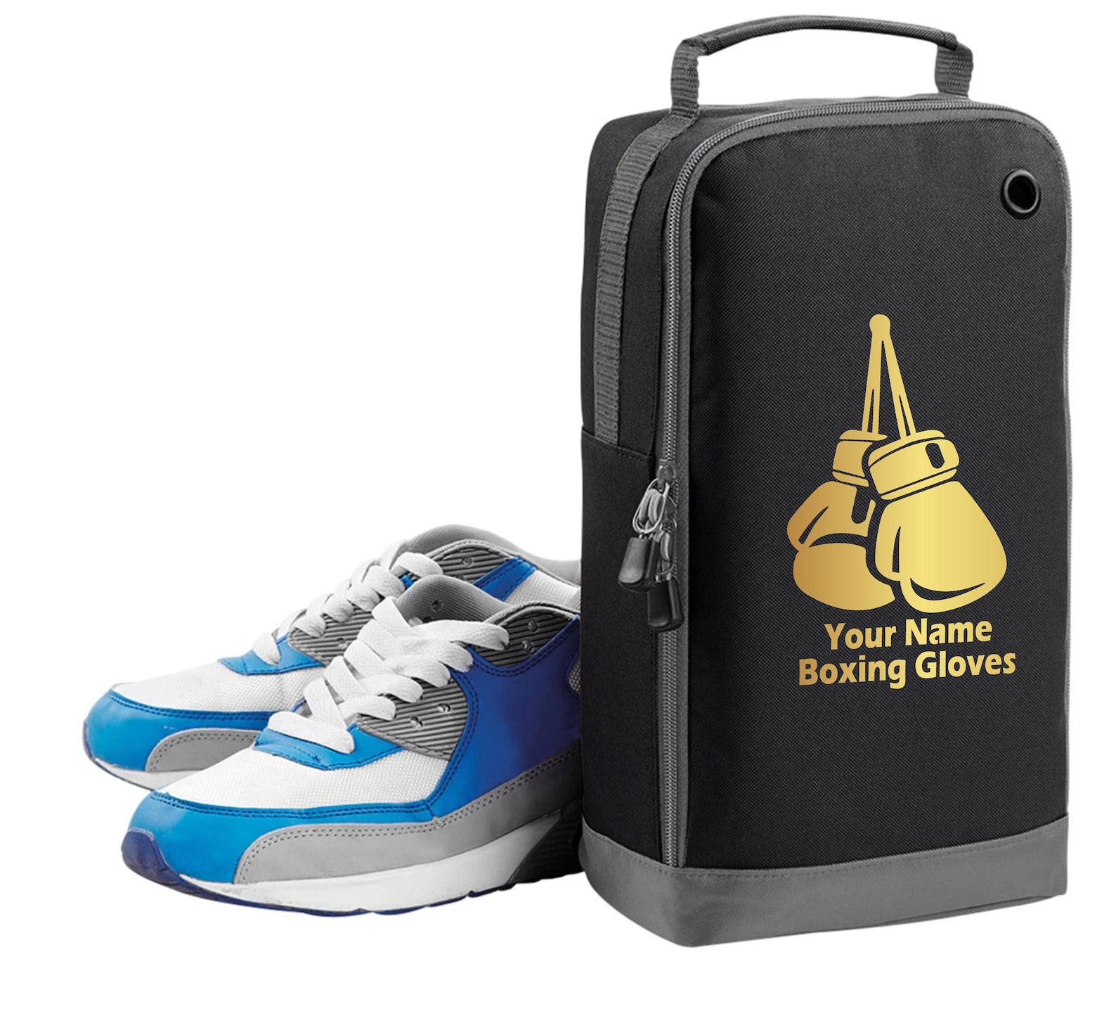 Personalised Boxing Glove Bag, Sports Accessory Custom Name Fighter ...