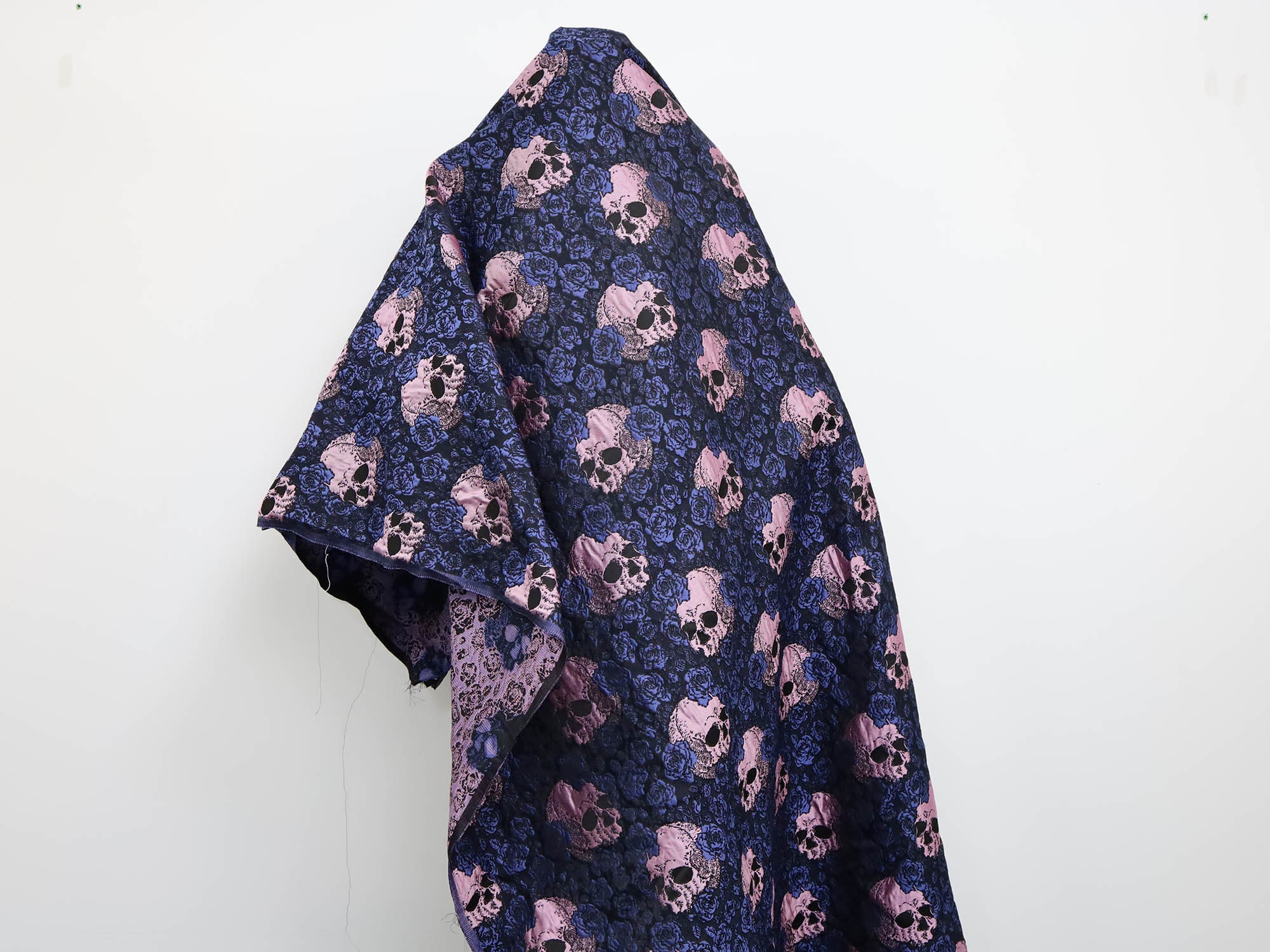 Embossed Skull Brocade Jacquard fabric for dress making | Etsy