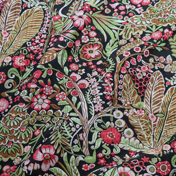 Floral Renaissance Fabric - Etsy
