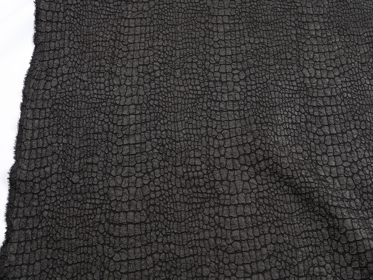 Embossed Black Snake Jacquard Fabric Bubble Cloth 58 - Etsy