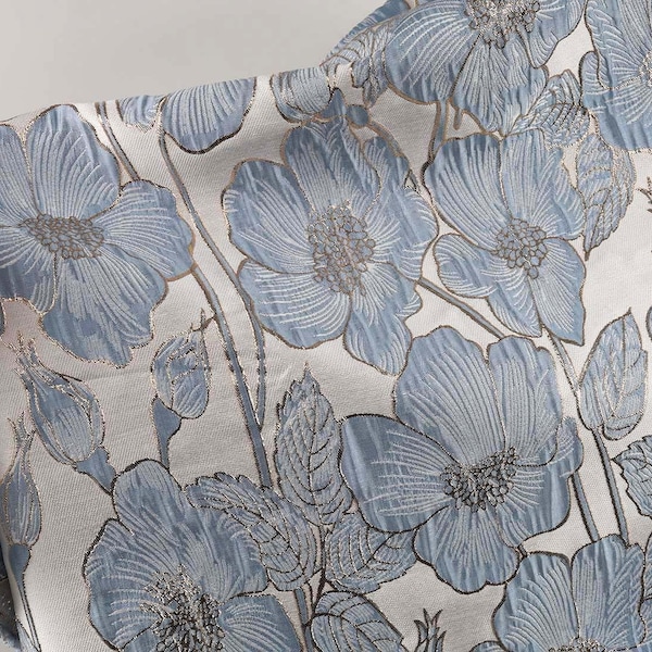 Poppy Jacquard Fabric - Etsy