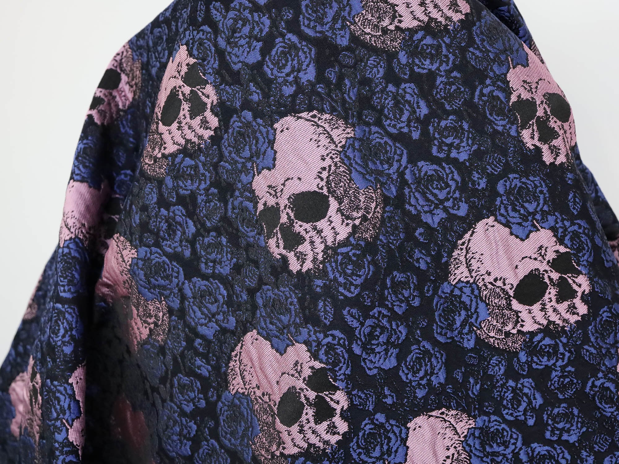 Embossed Skull Brocade Jacquard Fabric for Dress Making 56" Wide - Sold ...