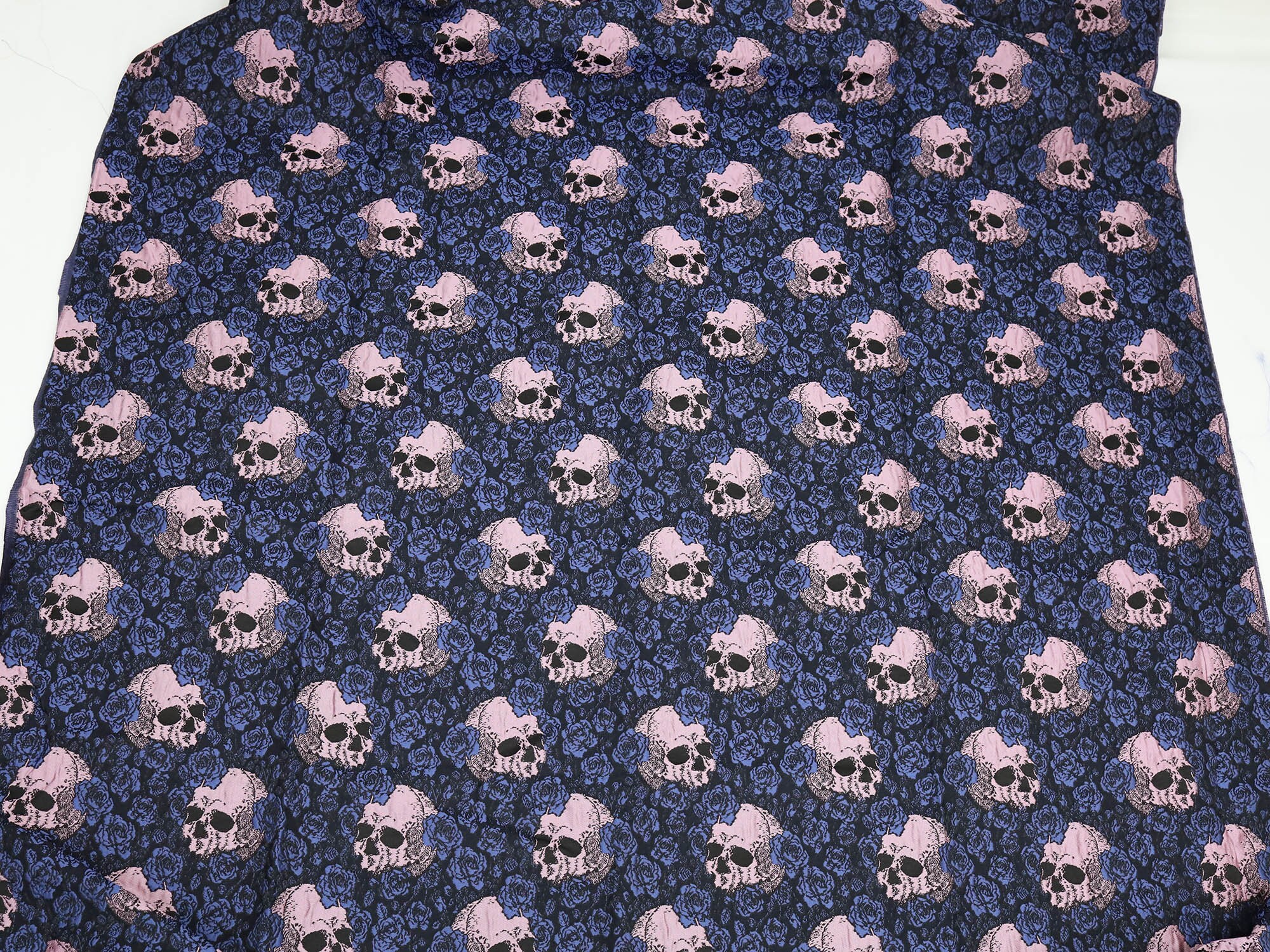 Embossed Skull Brocade Jacquard fabric for dress making | Etsy