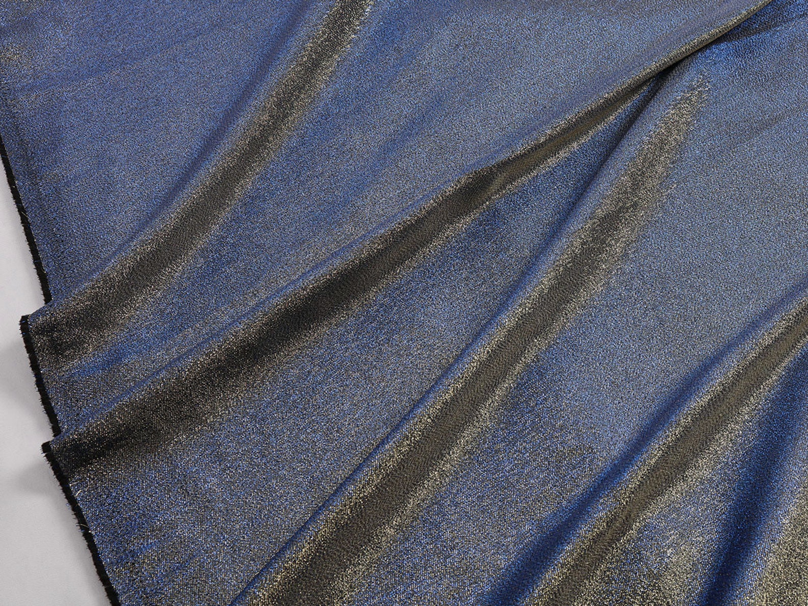 Iridescent Jacquard Fabric Polyester Metallic Thread 58 | Etsy