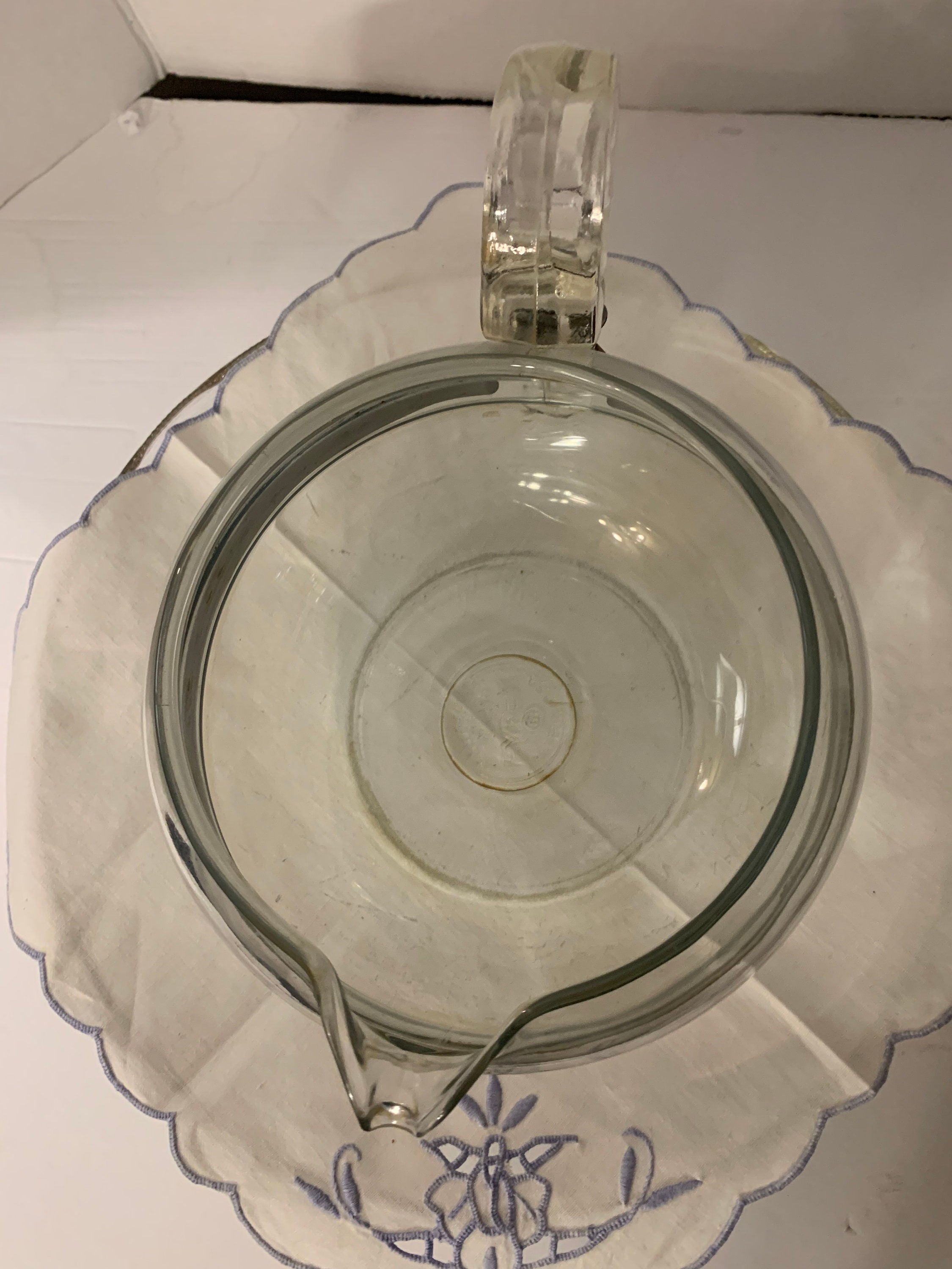 Vintage Pyrex Flameware 6 Cup Teapot, Clear Glass Teapot, MCM Glass ...