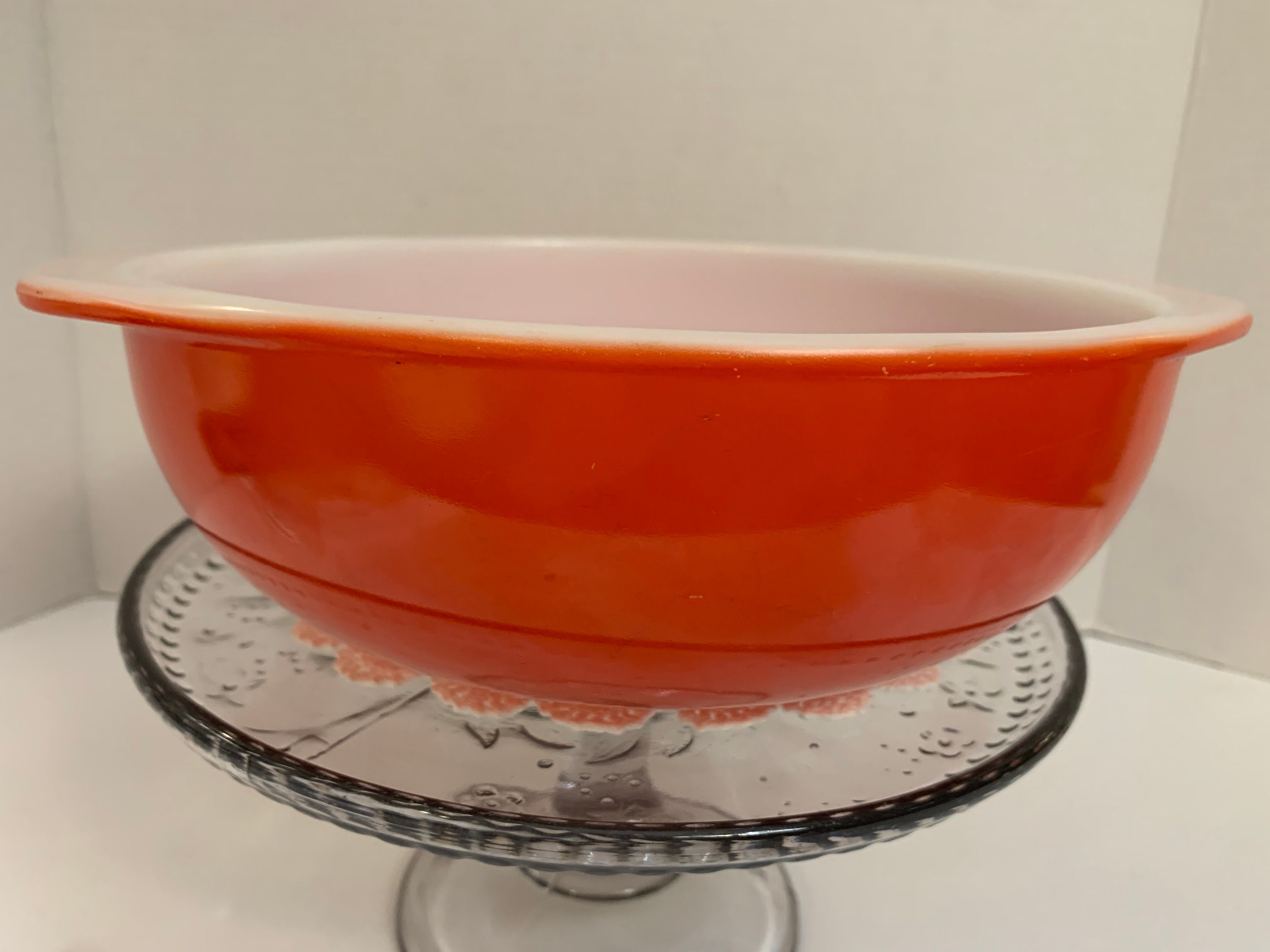 Vintage Pyrex 024 2 Quart Red Casserole, MCM Retro Kitchen, USA Vintage ...
