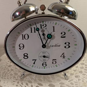 Vintage Cardinal Mechanical Alarm Clock, Retro Clocks, Mid Century Time ...