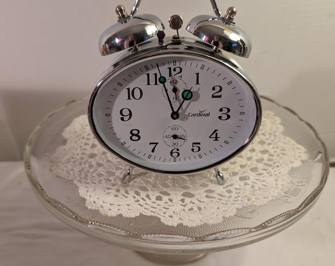 Vintage Cardinal Mechanical Alarm Clock, Retro Clocks, Mid Century Time ...