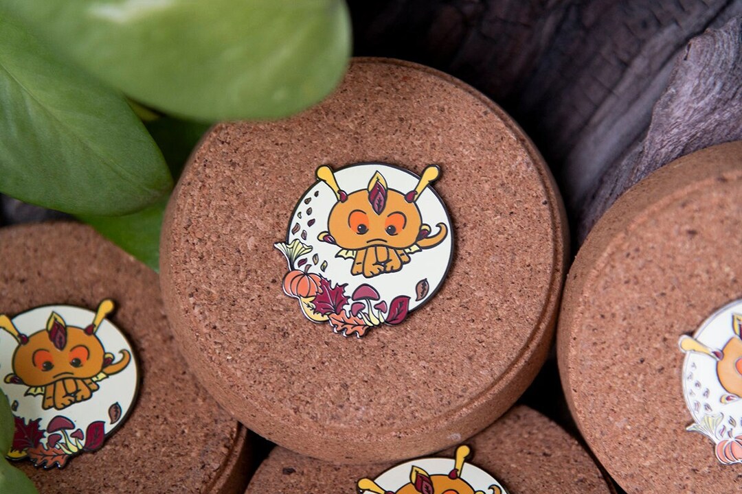 Lennox - Autumn Dragon Enamel Pin - Etsy