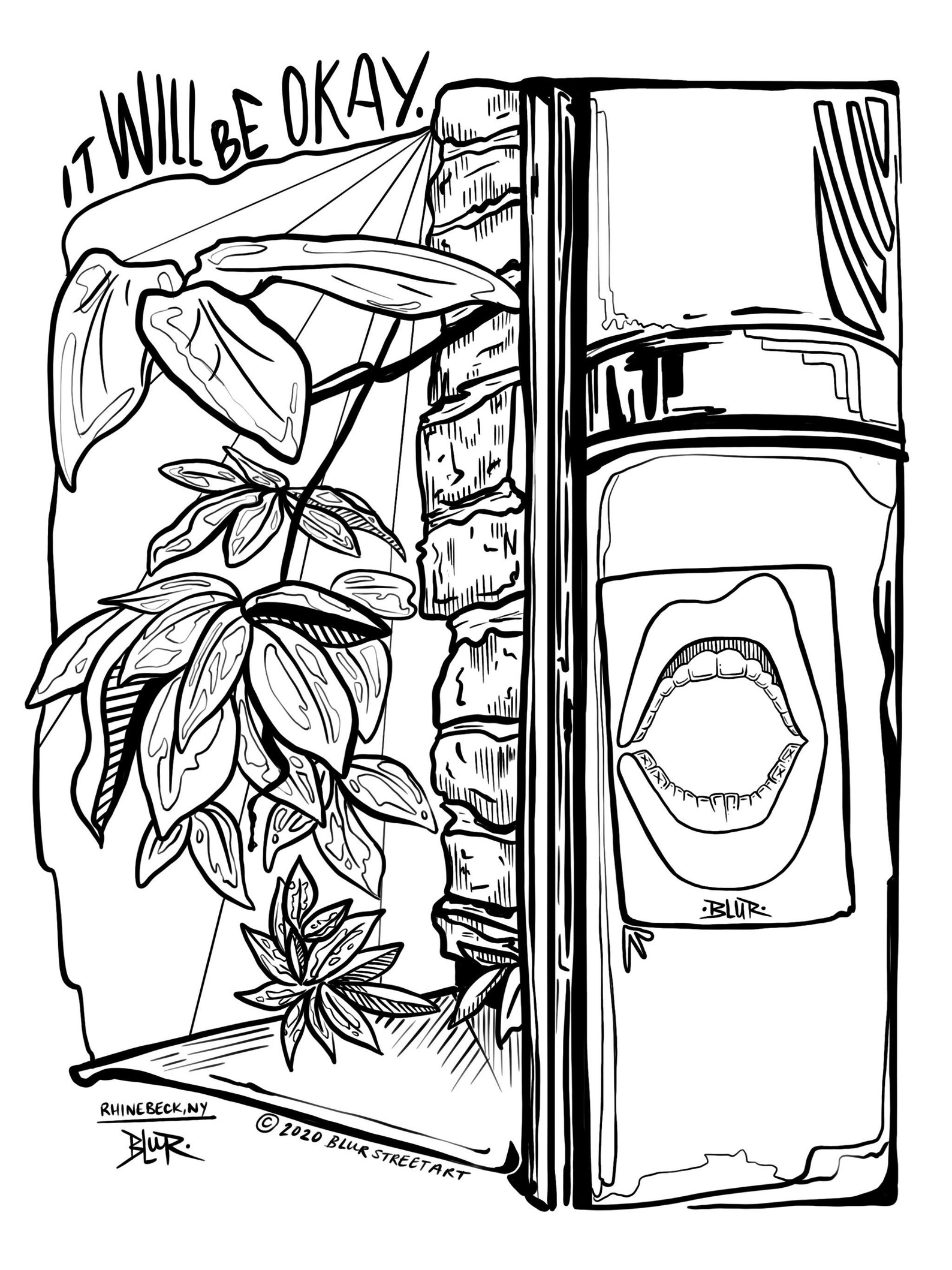 BE OKAY, Coloring Page - Etsy