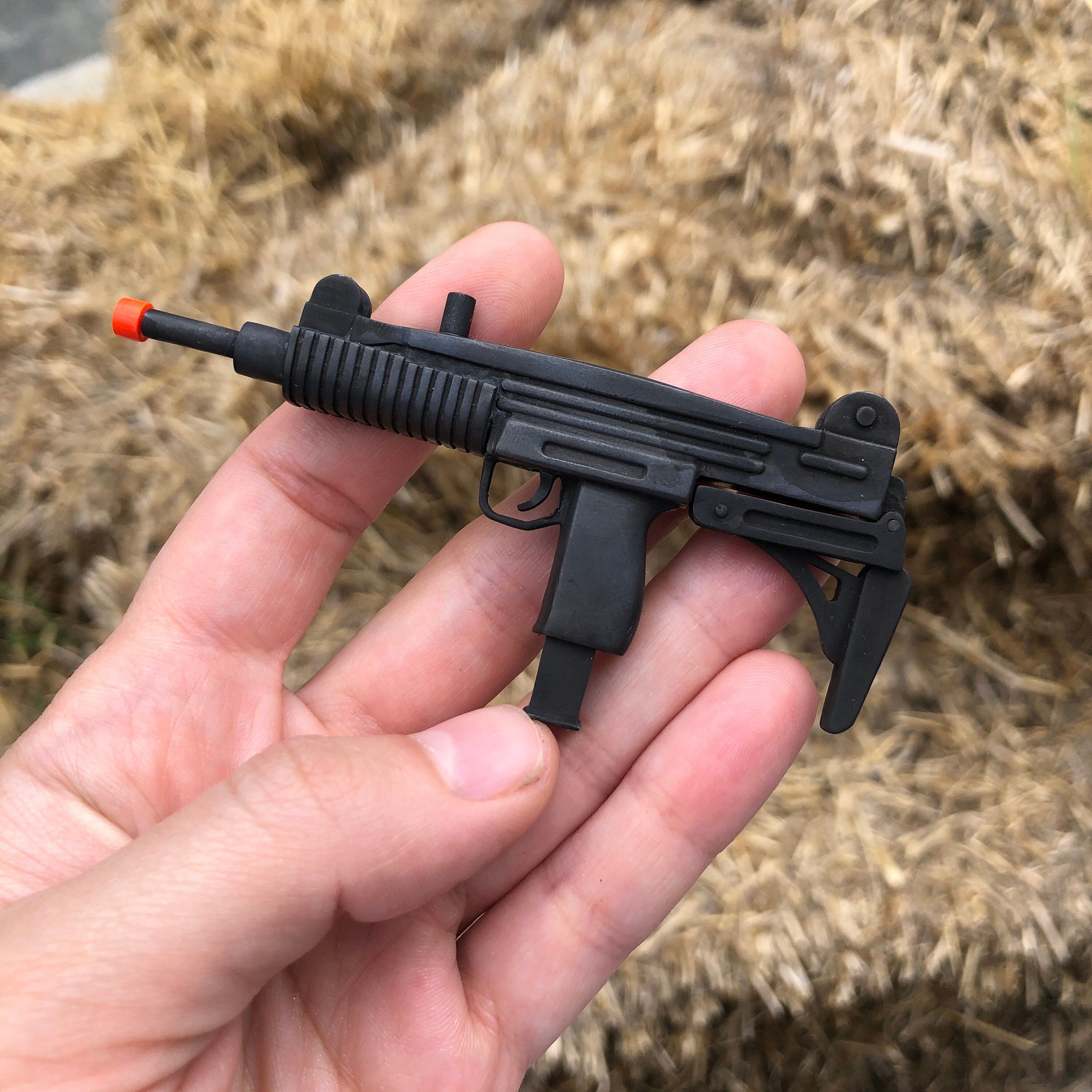 Miniature Uzi Submachine Gun Scale 1:5 Military Model Metal Scale Model ...
