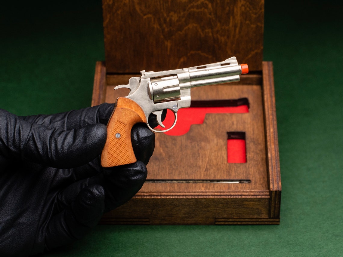 Cap Gun Colt Python 357 Magnum Replica Gun Prop Gun Cosplay Gun Prop ...